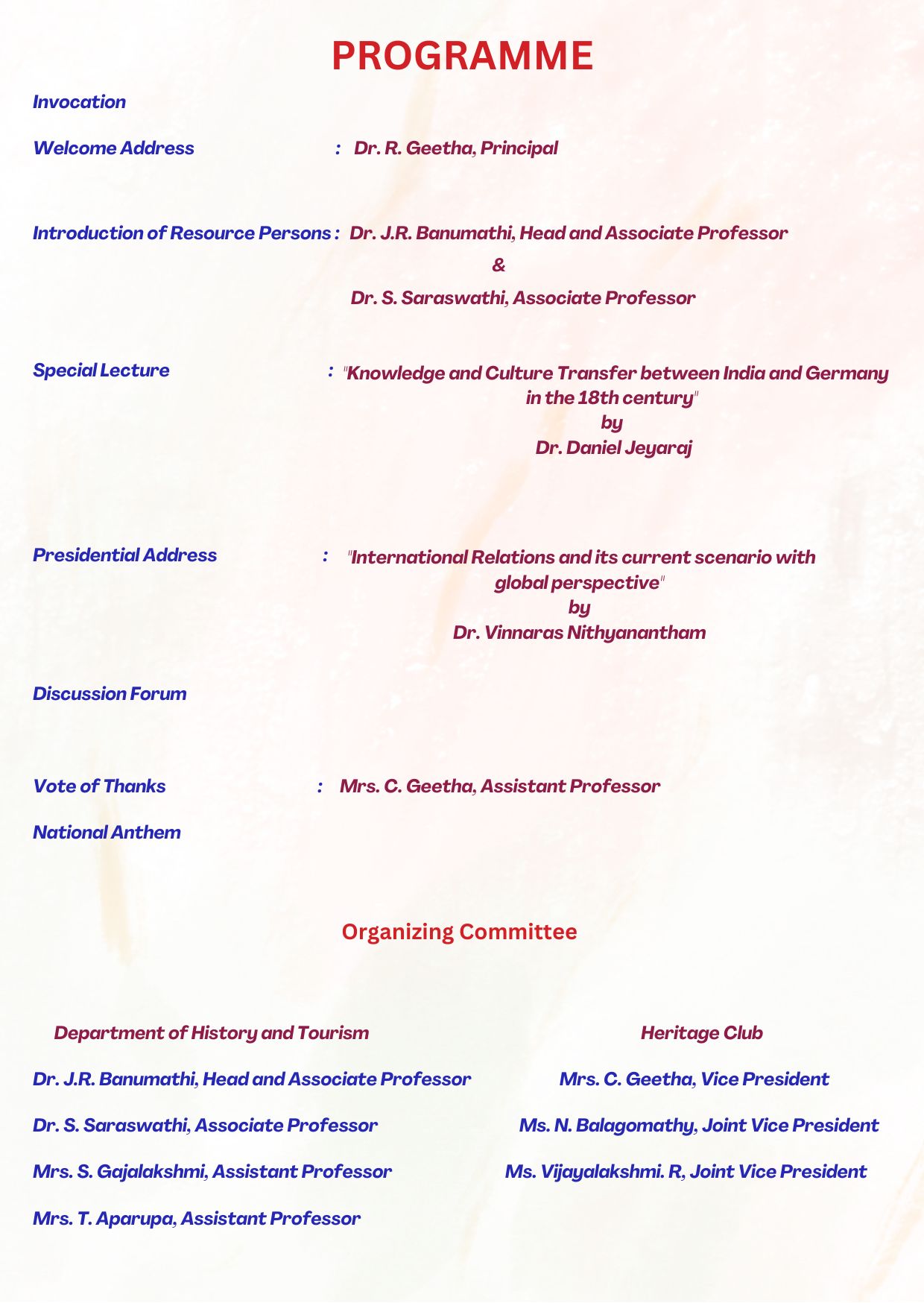 International relations in its current scenario – SDNB Vaishnav College ...