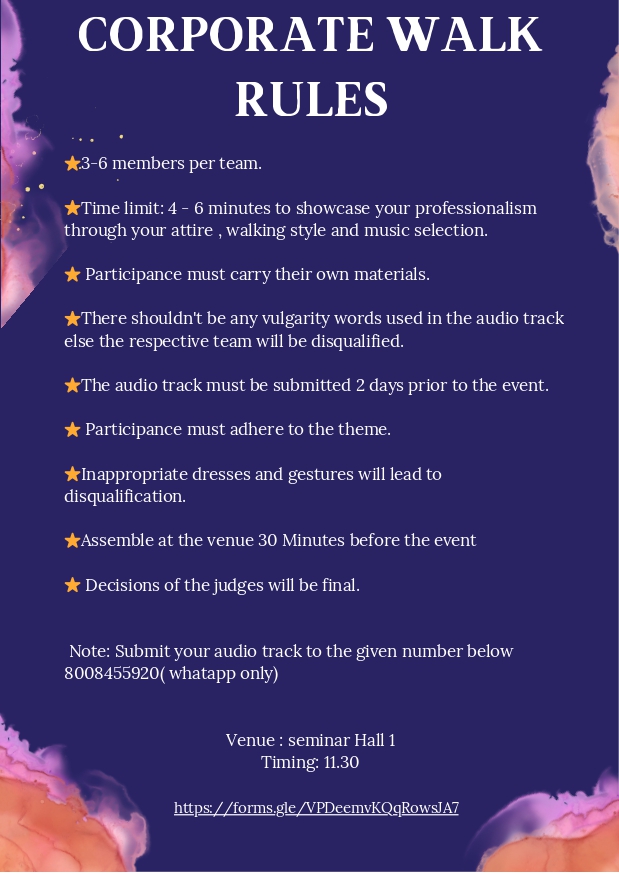 BBA Interdepartmental competition – SDNB Vaishnav College for Women in ...