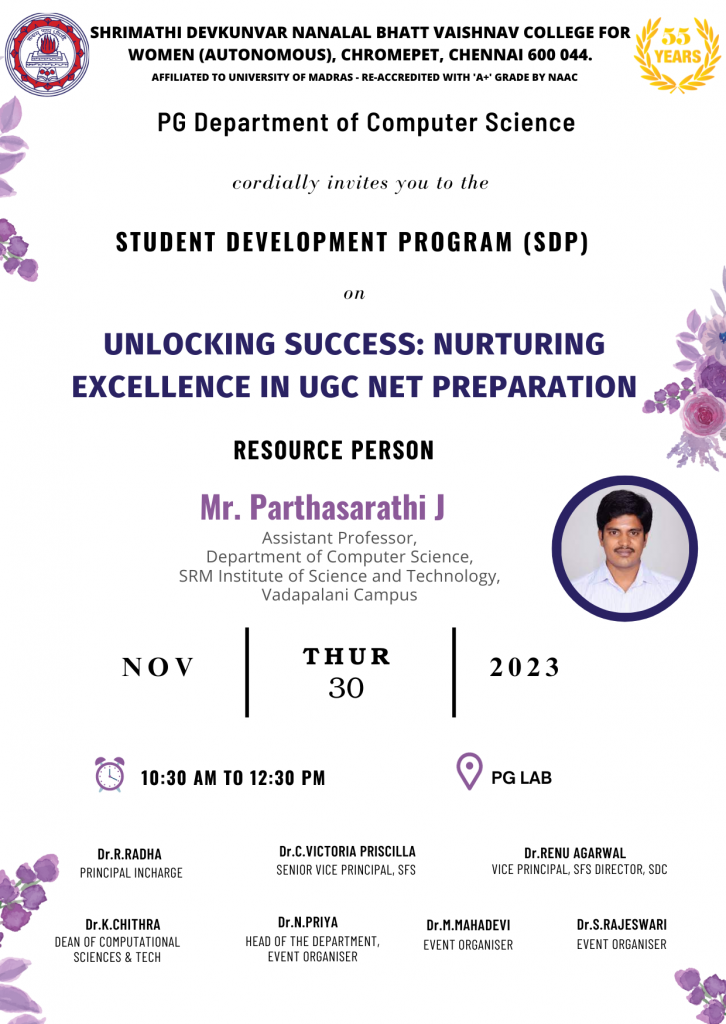 Unlocking Success : Nuturing Excellence in UGC NET Preparation – SDNB ...