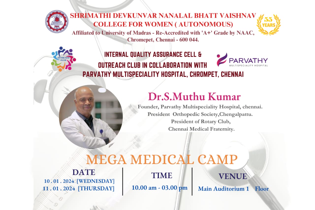 Mega Medical Camp – SDNB Vaishnav College for Women