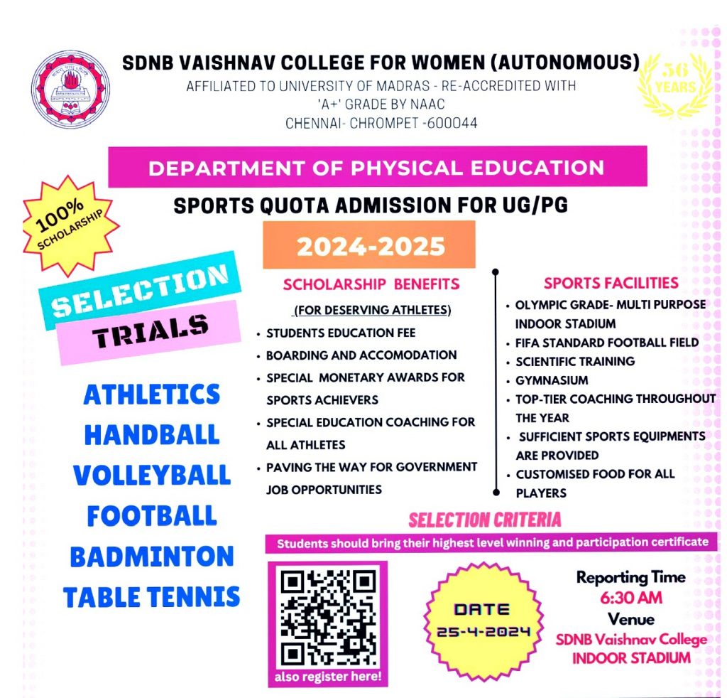ADMISSION – SDNB Vaishnav College for Women