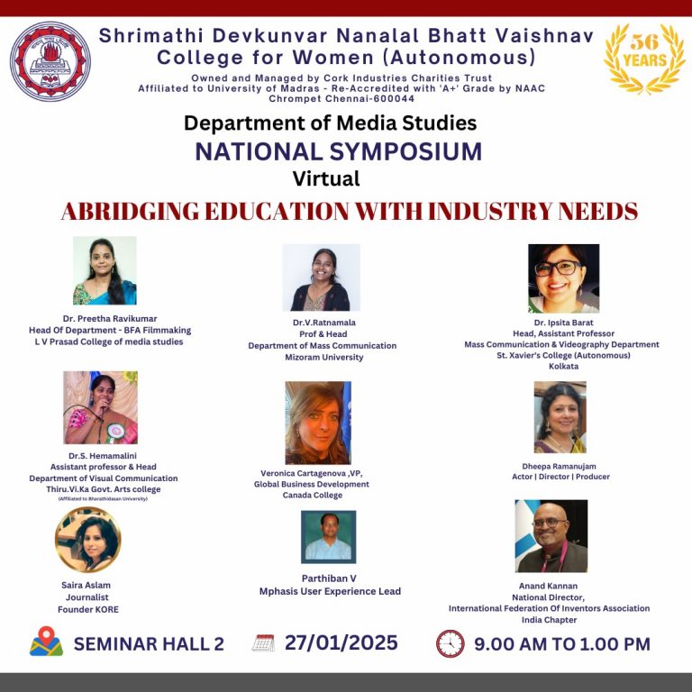 National Symposium – SDNB Vaishnav College for Women