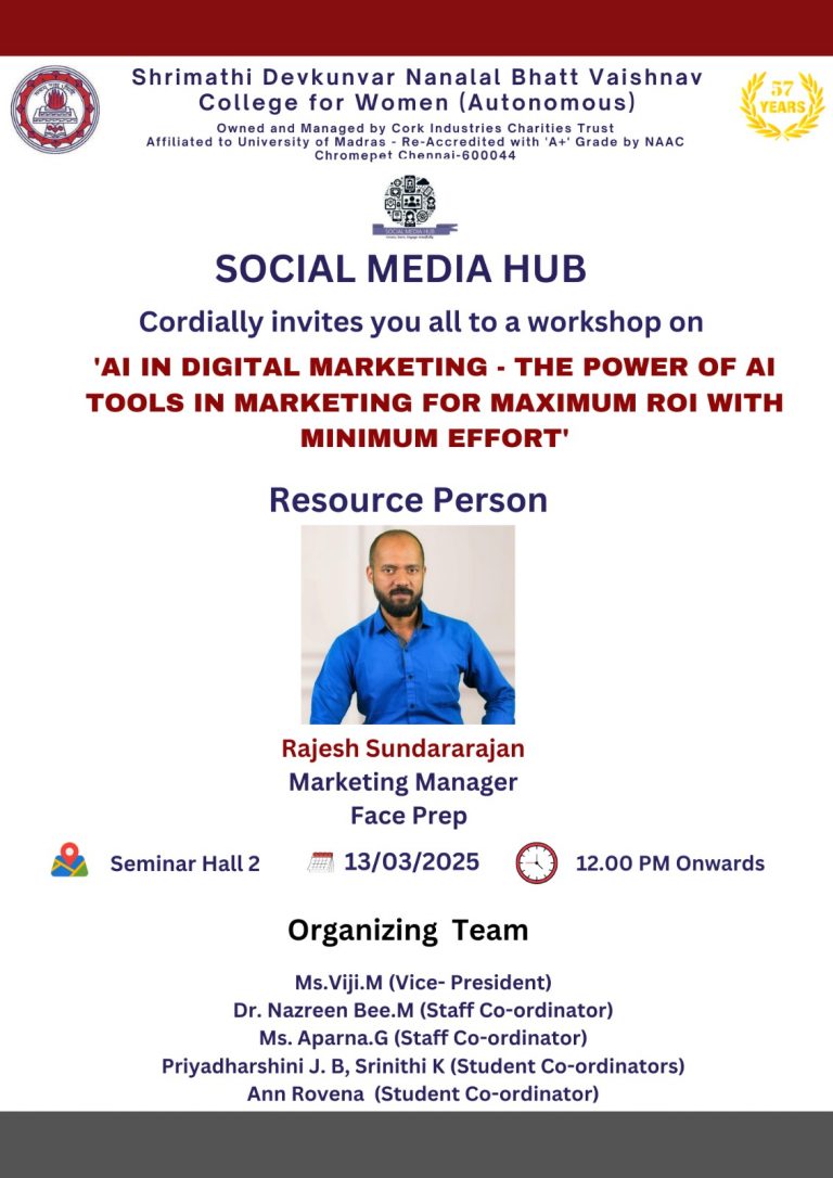 social media hub – SDNB Vaishnav College for Women